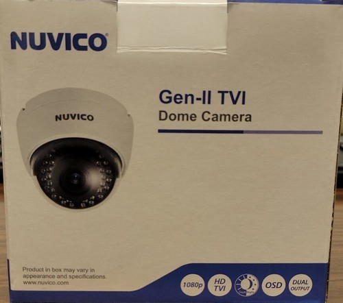 Nuvico GEN II TVI DOME CAMERA CT-2M-D3 1080p HD-TVI 3.6MM (U16) | eBay