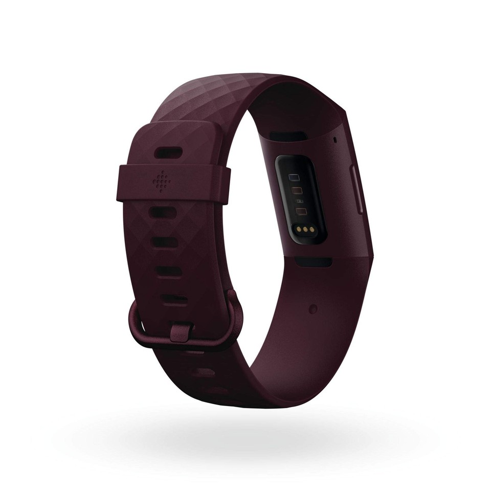 Fitbit Charge 4 Fitness and Activity Tracker Rosewood S &L Bands ...