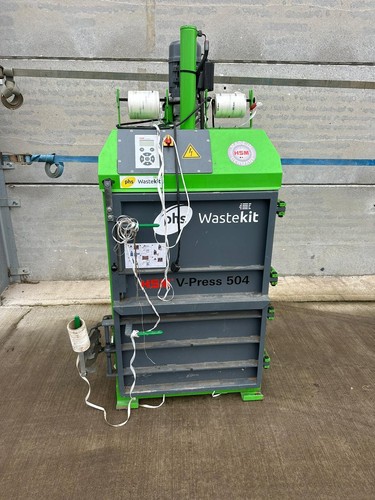 HSM V Press 504 Cardboard Baler Vertical Machine (2 available) | eBay UK