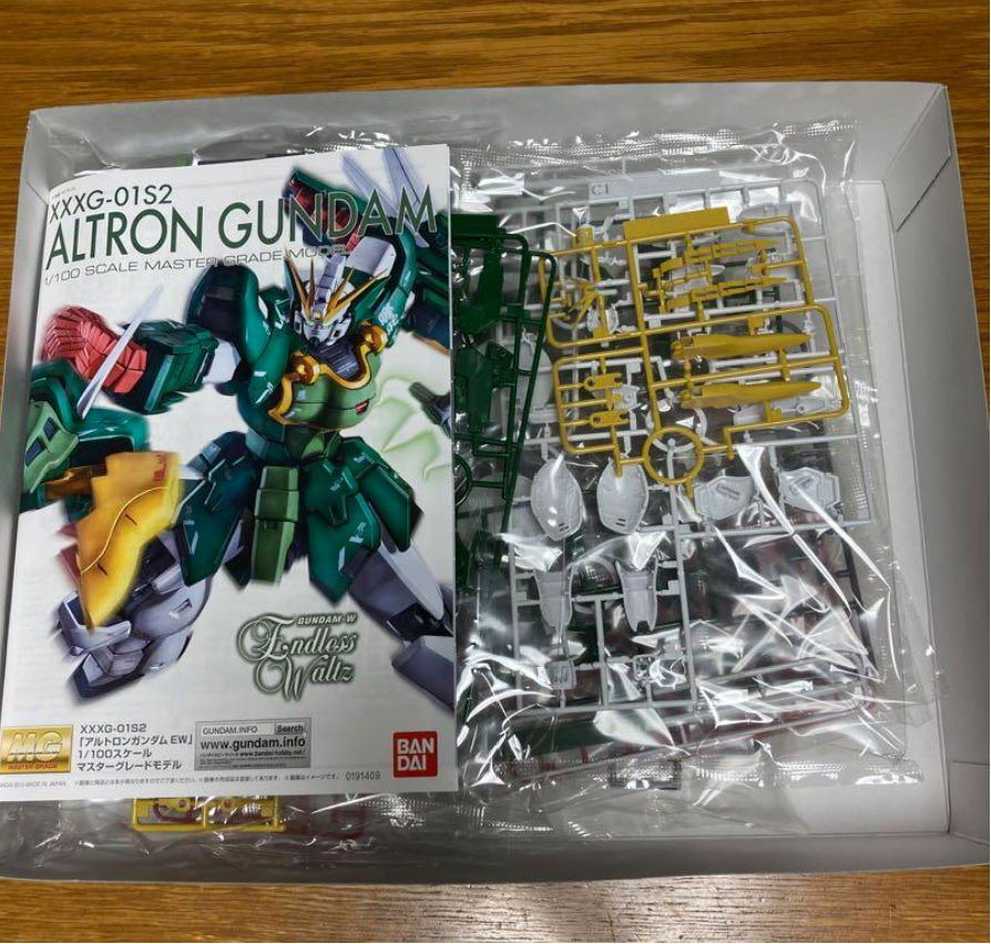Premium Bandai MG 1/100 Altron Gundam EW Plastic Model Kit Nataku ...