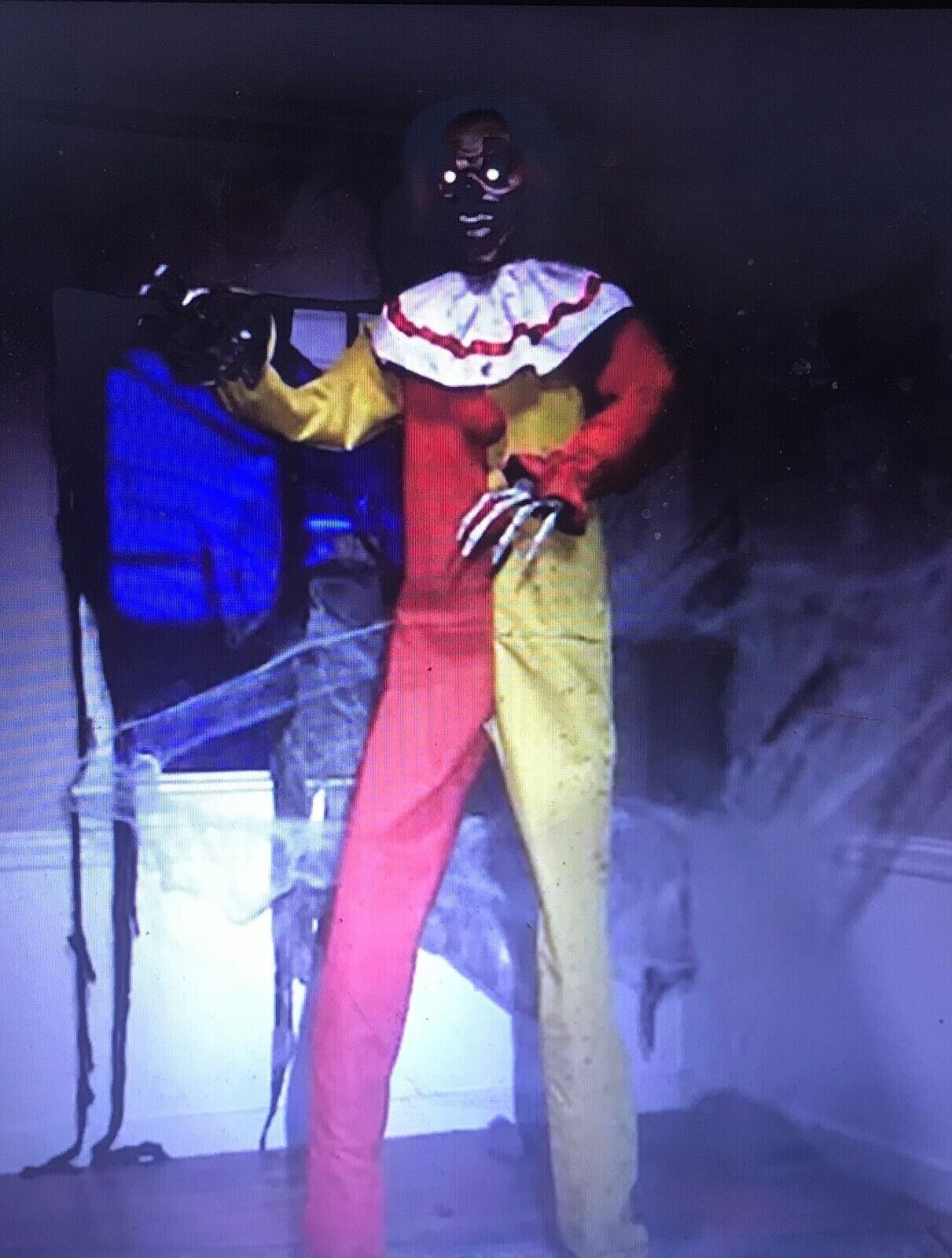 Halloween Animatronic Lifesize 7-foot Pesky The Clown Evil Prop ...