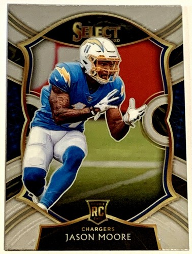 Jason Moore 2020 Panini Select Concourse Rookie Card 78 Chargers Base ...
