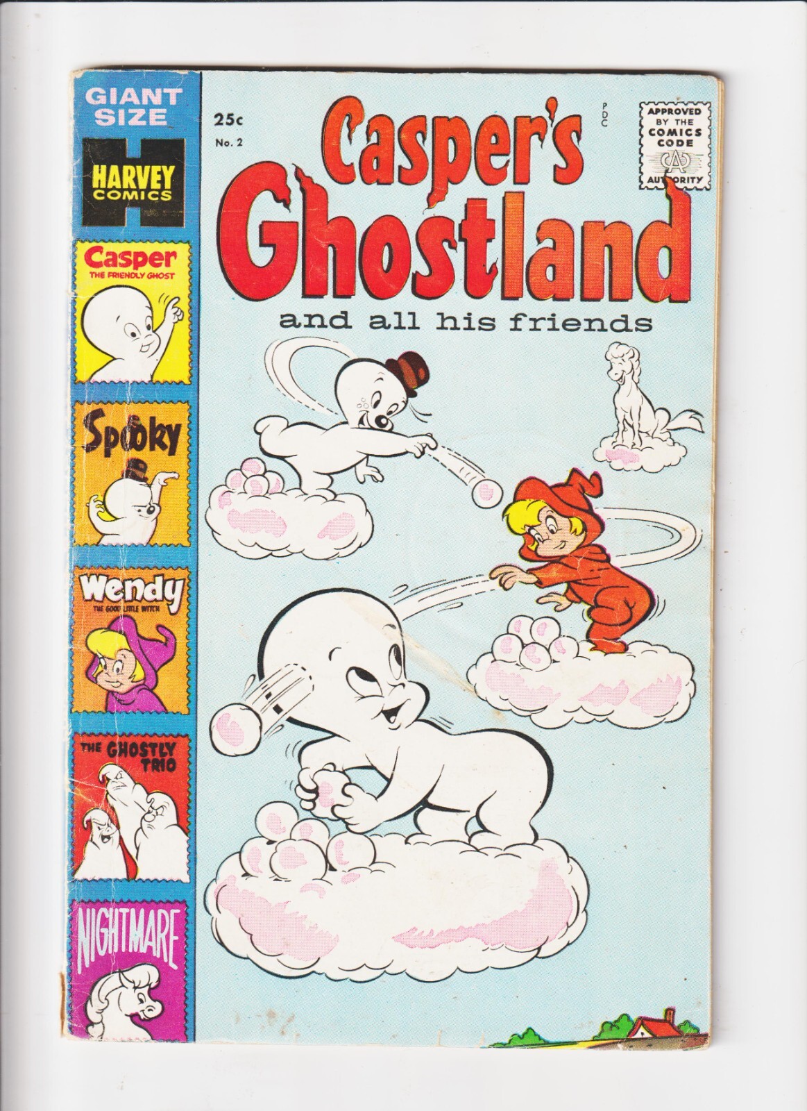 Casper's Ghostland #2 -Harvey Giant Comic 1959 SPOOKY, WENDY , | eBay