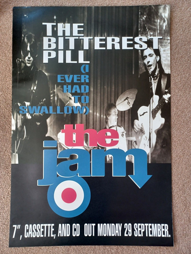 THE JAM THE BITTEREST PILL ORIGINAL 1997 PROMO STREET POSTER. | eBay