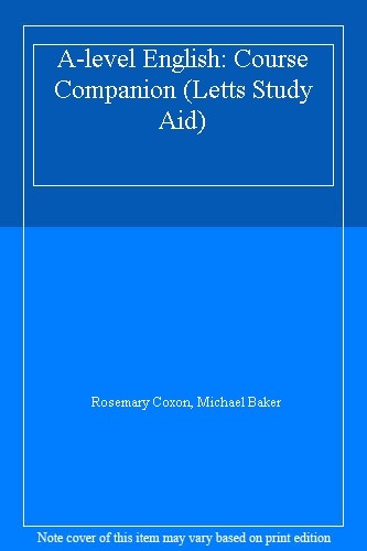 A-level English: Course Companion (Letts Study Aid) By Rosemary ...