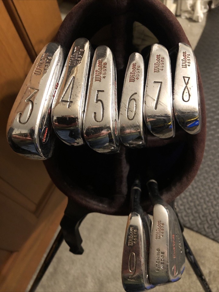 Wilson Johnny Miller Custom Iron Golf Club Metal Shaft RH Very Nice 3 ...
