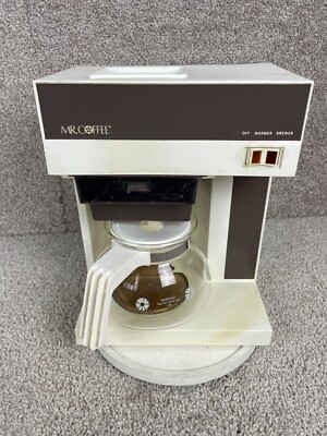 Mr Coffee Brewer Model CBS-900 USA 8 Cups Gemco Pot 12"x10" White ...