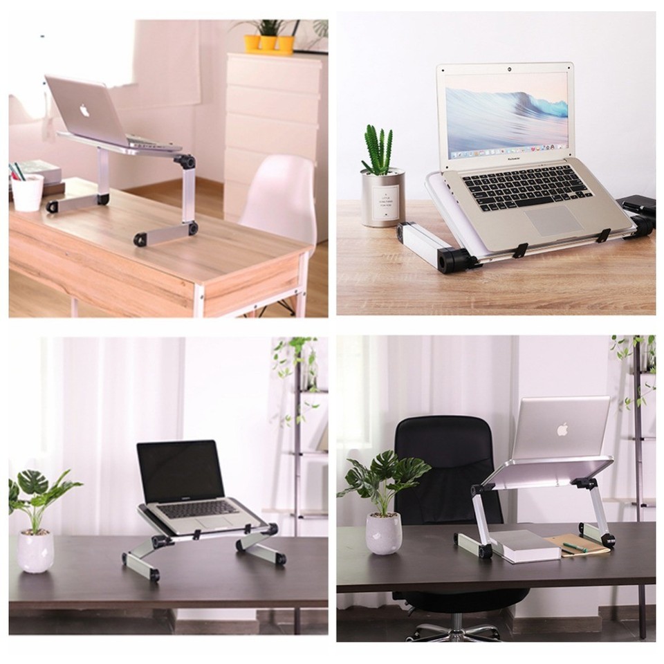 Foldable Laptop Stand Ergonomic Desk Tablet Holder | eBay