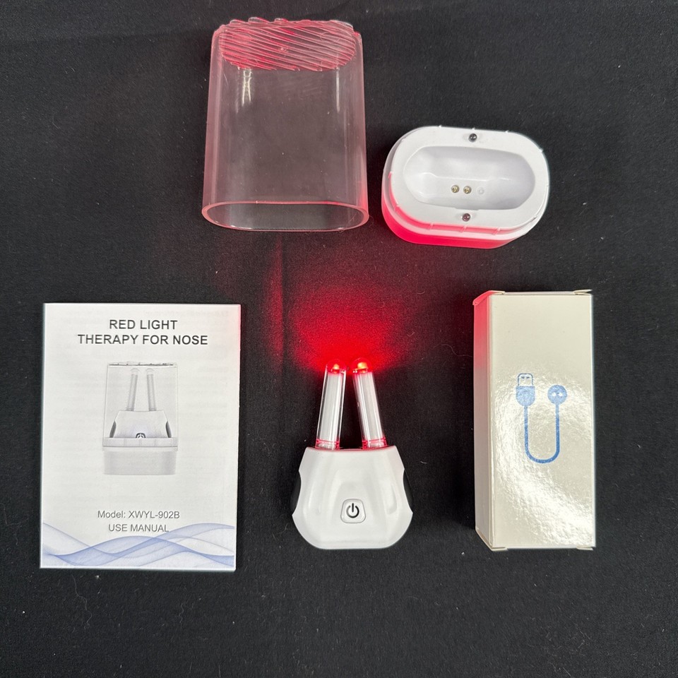 Red Light Therapy Nose Device - 630nm Sinus Relief Nasal Irrigator Drug ...