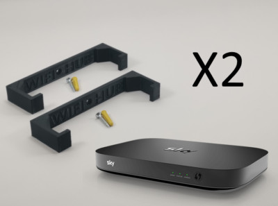 SKY Q HUB WIFI / Router Internet Wall Mount Bracket in BLACK | eBay UK