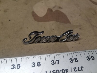 (1) 1970's Lincoln Town Car Emblem OEM Script | eBay