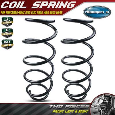 2x Coil Springs Front Suspension for Mercedes-Benz A160 A180 A200 W169 ...