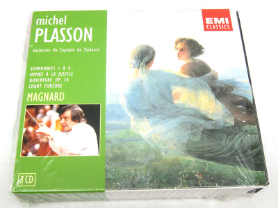 MAGNARD: Symphonies 1-4 Justice Funebre (CD, Mar-1998, 3 Discs, EMI ...