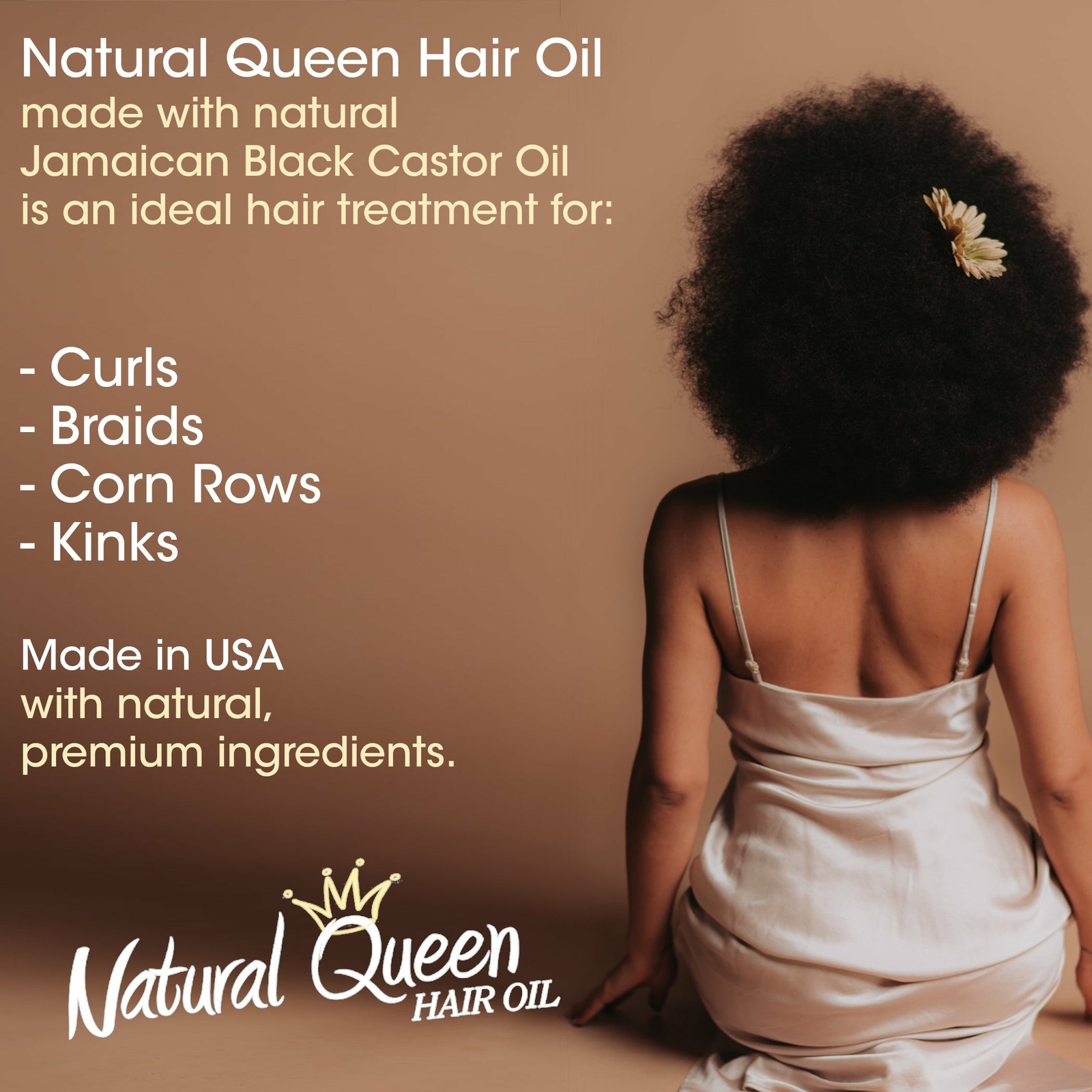 Natural Queen 99% Natural Jamaican Black Castor Hair Oil 7.78 oz. | eBay