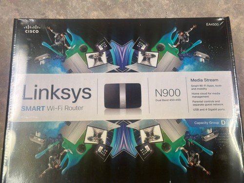 Cisco Linksys EA4500/N900 Dual Band Smart Wi-Fi Wireless Router “New ...