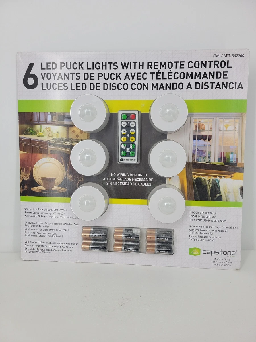 Capstone Led Puck Lights 6 Ct Costco | Shelly Lighting