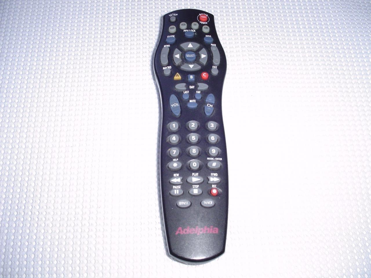 ADELPHIA URC-4ACXXB05 - Remote Control - Tested Very Good Condition ...