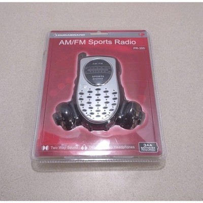 Durabrand AM/FM Sports Radio Model PR-355 (Headphones Included) New | eBay