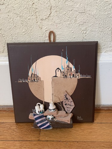 Rich Miller 3D Art Southwest Wall Hanging Pueblo Pottery Desert Arizona ...