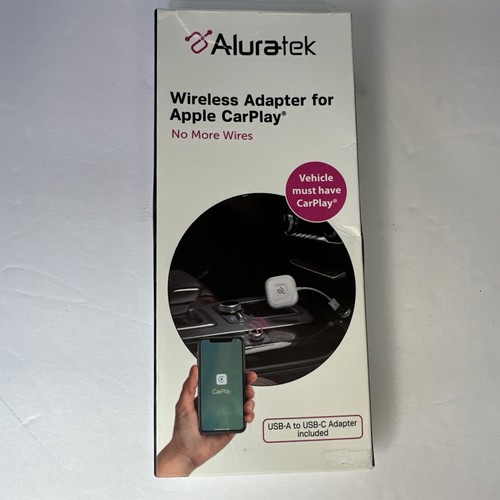 Aluratek Wireless Apple CarPlay Adapter. Open Box | eBay
