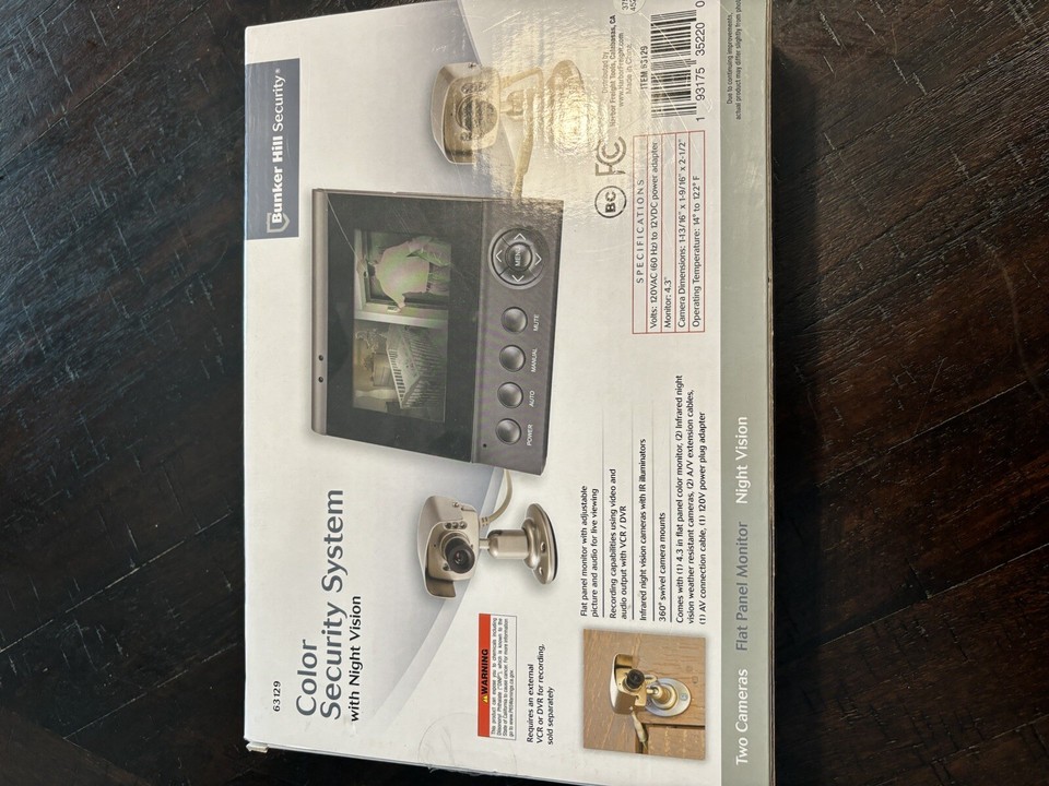 BUNKER HILL COLOR SECURITY SYSTEM 63129 | eBay