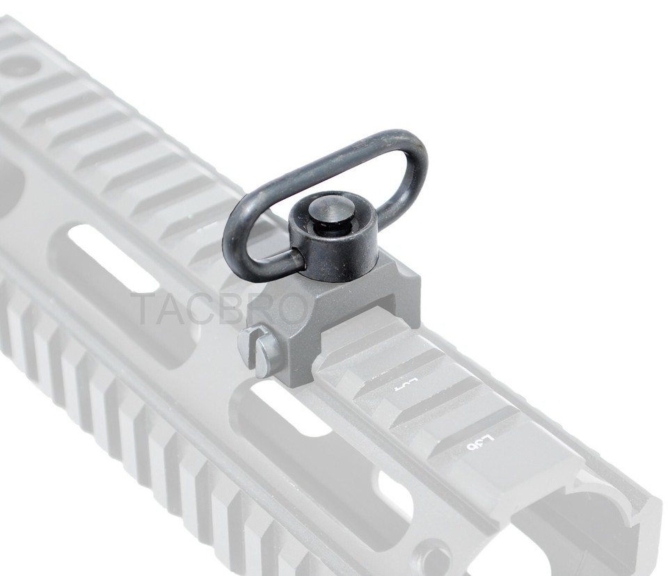 Heavy Duty Flush Push Button Quick Detach QD Sling Swivel Mount 2 Set ...