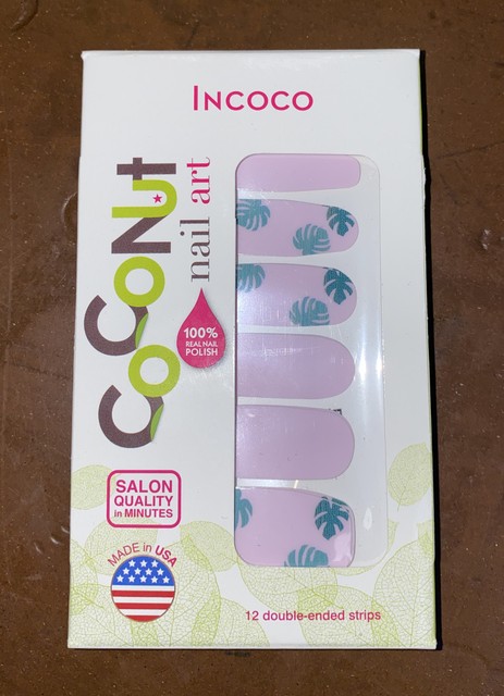 Incoco Coconut Nail Art Polish Strips Painted Muse BRAND for sale ...