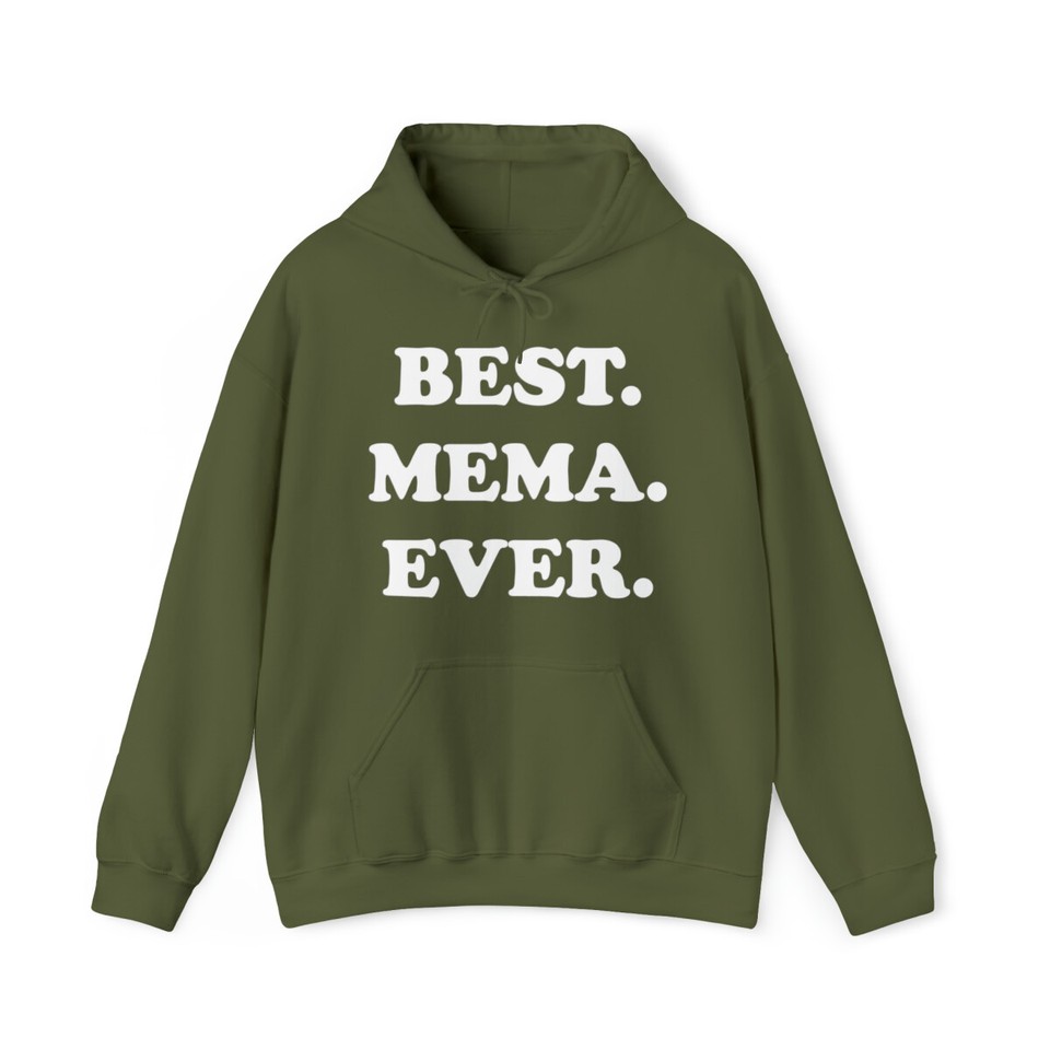 Best Mema Ever Graphic Hoodie, Sizes S-5XL | eBay