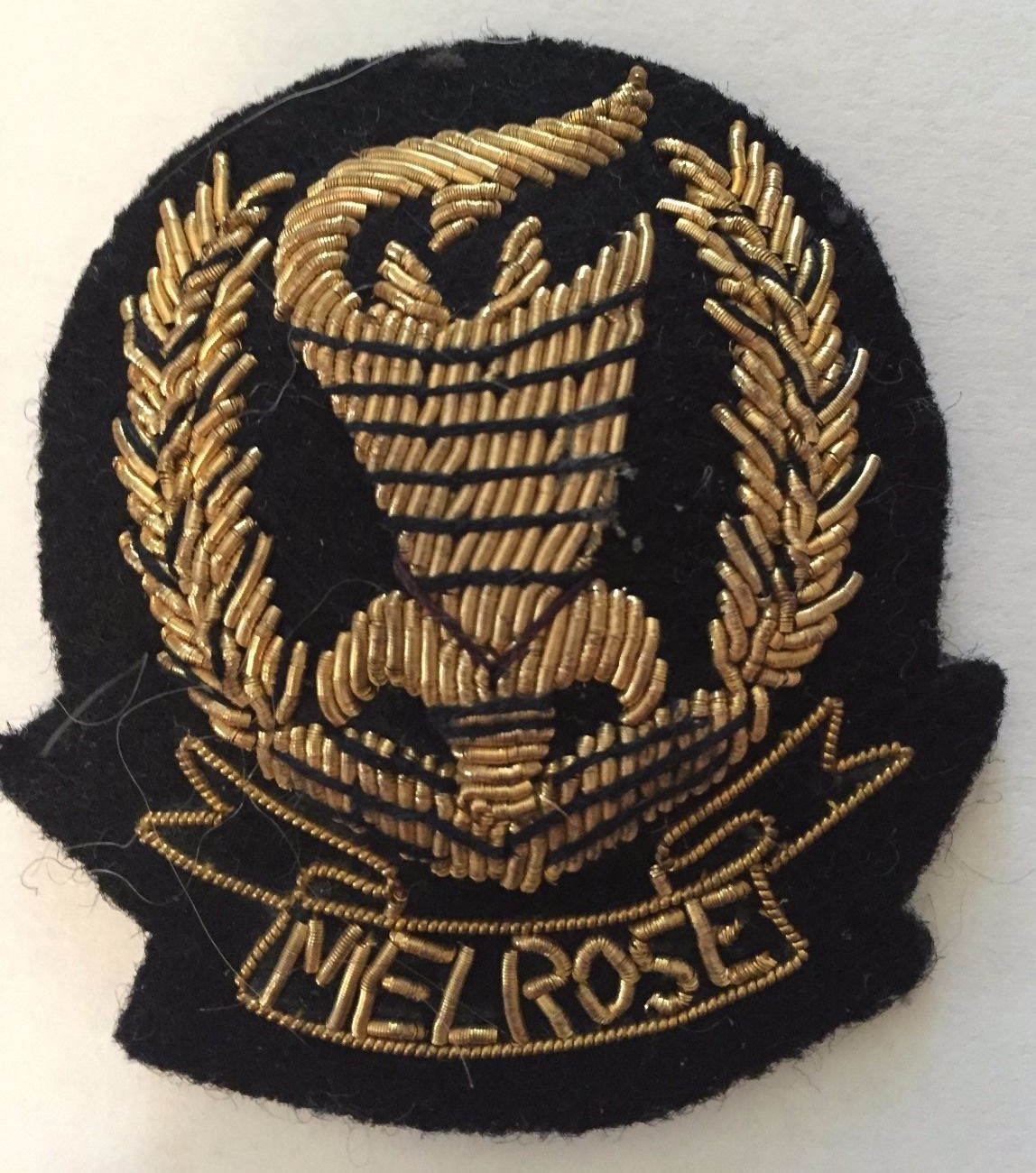 Vintage Gold Bullion "Melrose" Patch | eBay