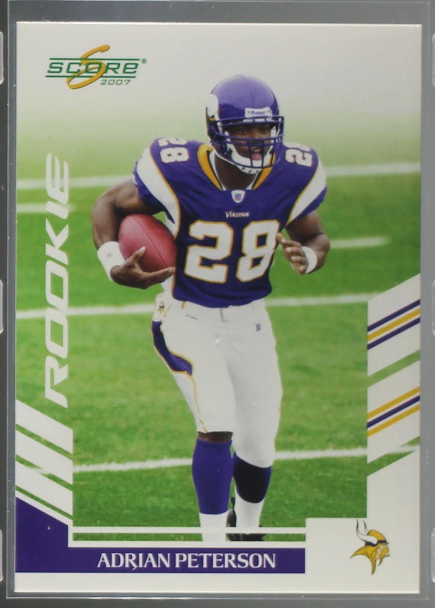 2007 Score - Glossy #341 Adrian Peterson (RC) for sale online | eBay