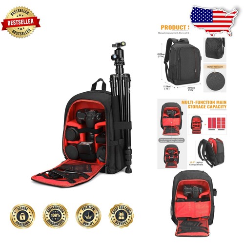 Customizable Photography Backpack with Laptop Slot for DSLR/Mirrorless ...