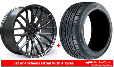 Alloy Wheels & Tyres 22" River R10 For Land Rover Range Rover [L322] 02 ...