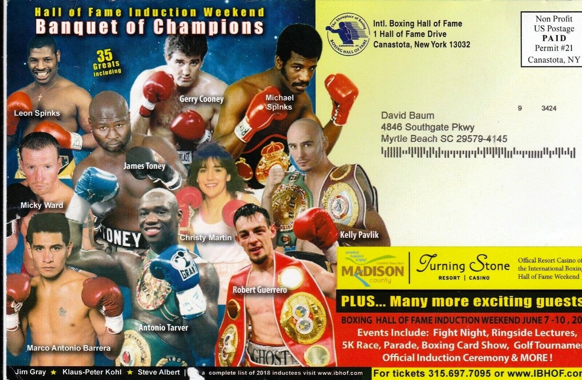 Boxing Hall Of Fame Logo