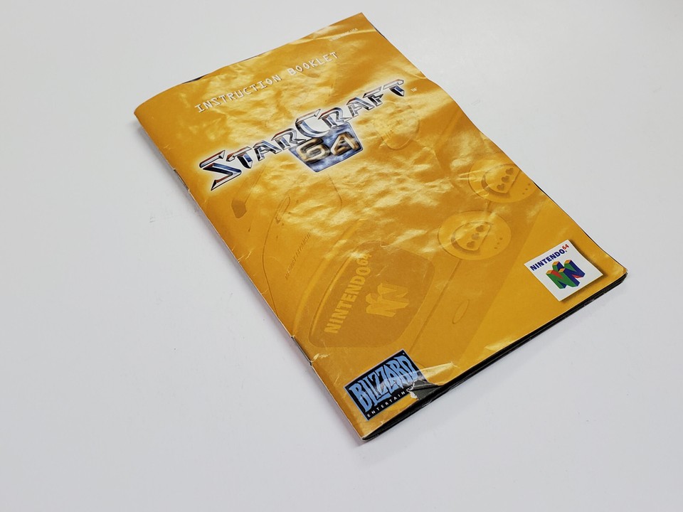 StarCraft 64 Original Nintendo 64 Box & Manual Only * | eBay