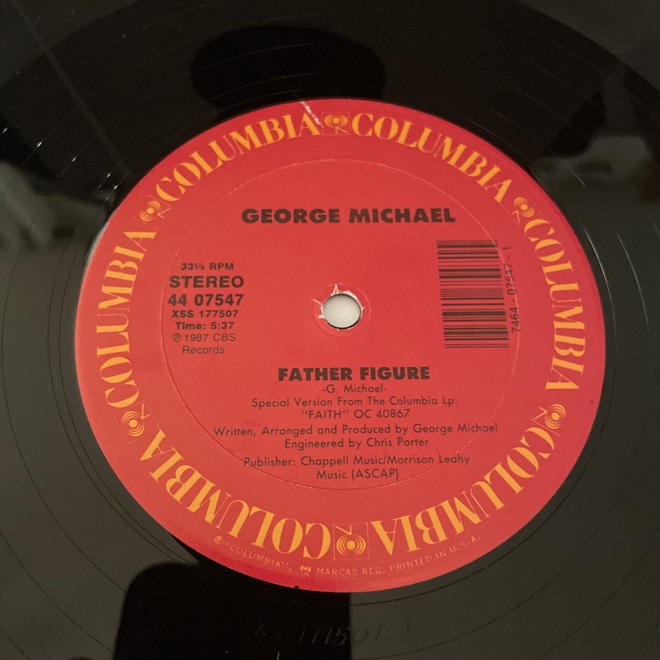 George Michael: Father Figure 12” Single 1985 Columbia 44-07547 | eBay