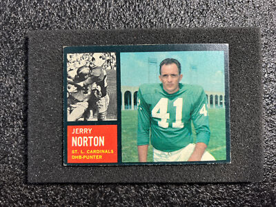 1962 Topps Football Card #146 Jerry Norton St. Louis Cardinals Vintage ...