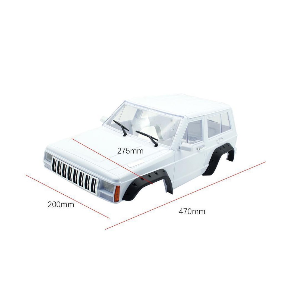 1/10 RC Car Body Shell 275mm Wheelbase Upgrades Part Body Shell Frame ...