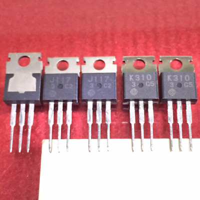 5Pairs New 2SJ117/2SK310 J117/K310 TO-220 Transistors ICs Chip 100% ...