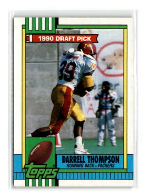 1990 Topps - #155b - Darrell Thompson RC - Green Bay Packers | eBay