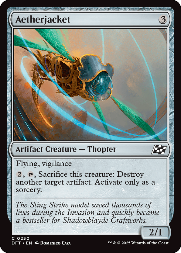 1x Aetherjacket - Foil MTG Aetherdrift NM Magic Foil | eBay
