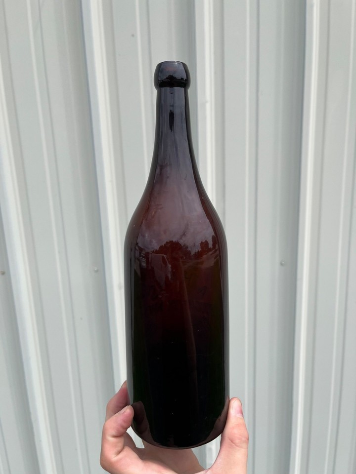 Pre-Pro 1890s A. Haas Brewing Houghton Michigan Amber Beer Bottle Blob ...