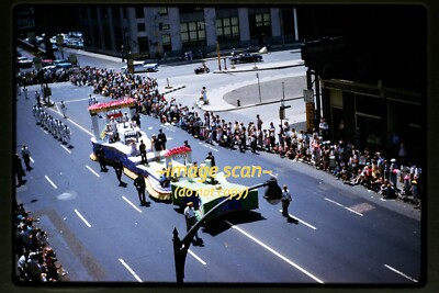 Pittsburgh Parade Women in Bathing Suits on Float in 1959, Kodachrome ...