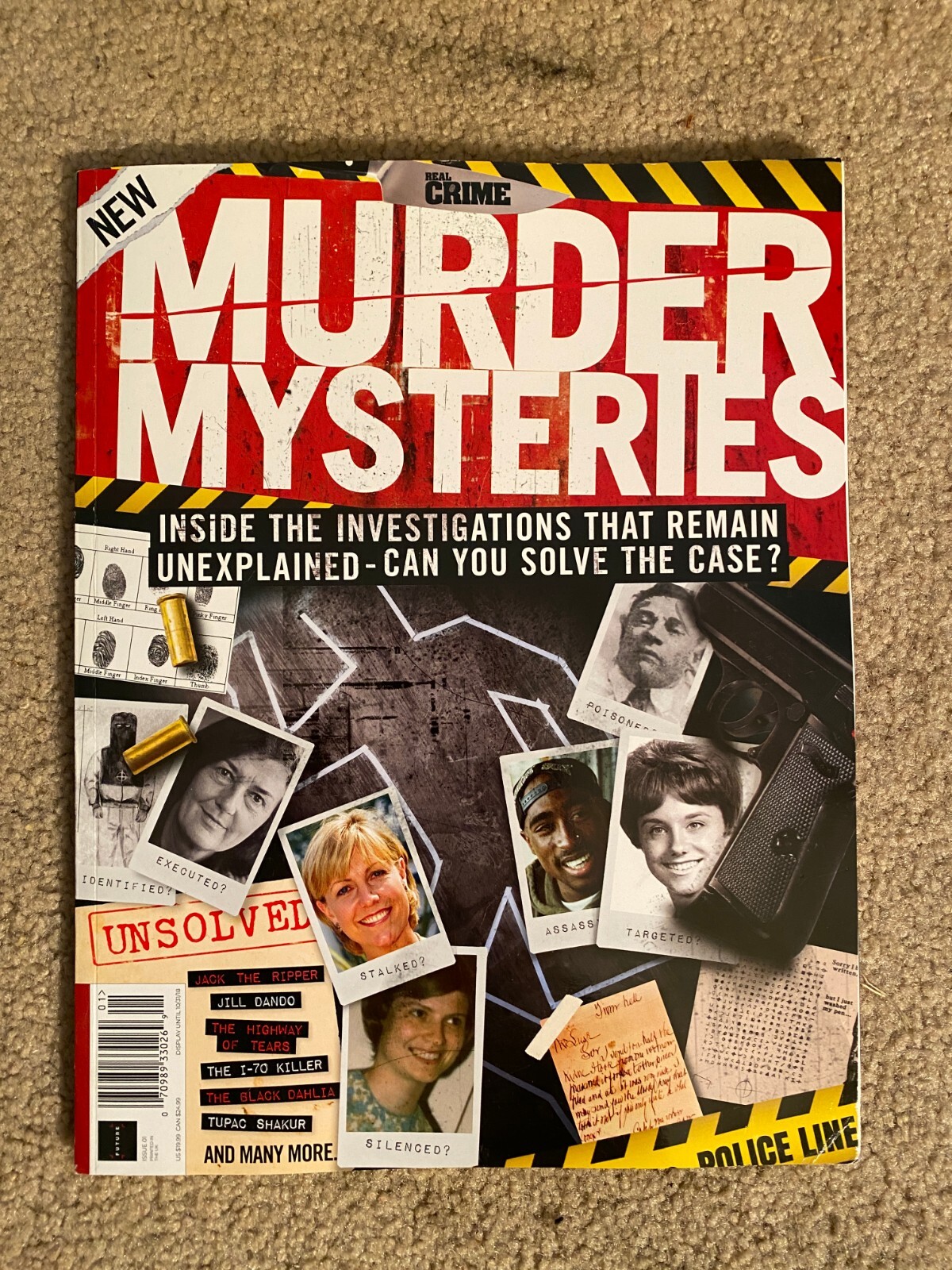 Magazine: Murder Mysteries: Real Crime (2018): Jack Ripper/Tupac Shakur ...