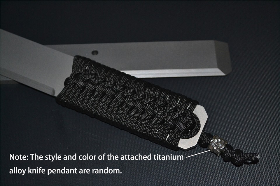 7.8" Large Size Solid Titanium Alloy Tactical Pry Bar Crowbar EDC Multi ...