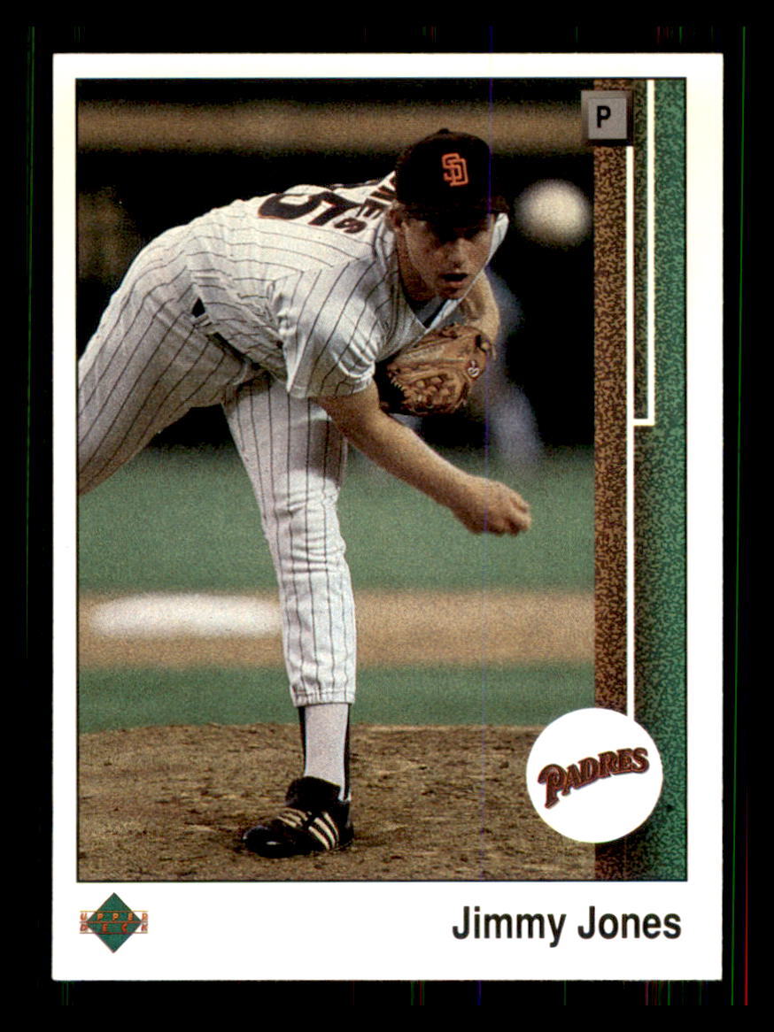 1989 Baseball 1989 Upper Deck Jimmy Jones San Diego Padres #286 1 | eBay