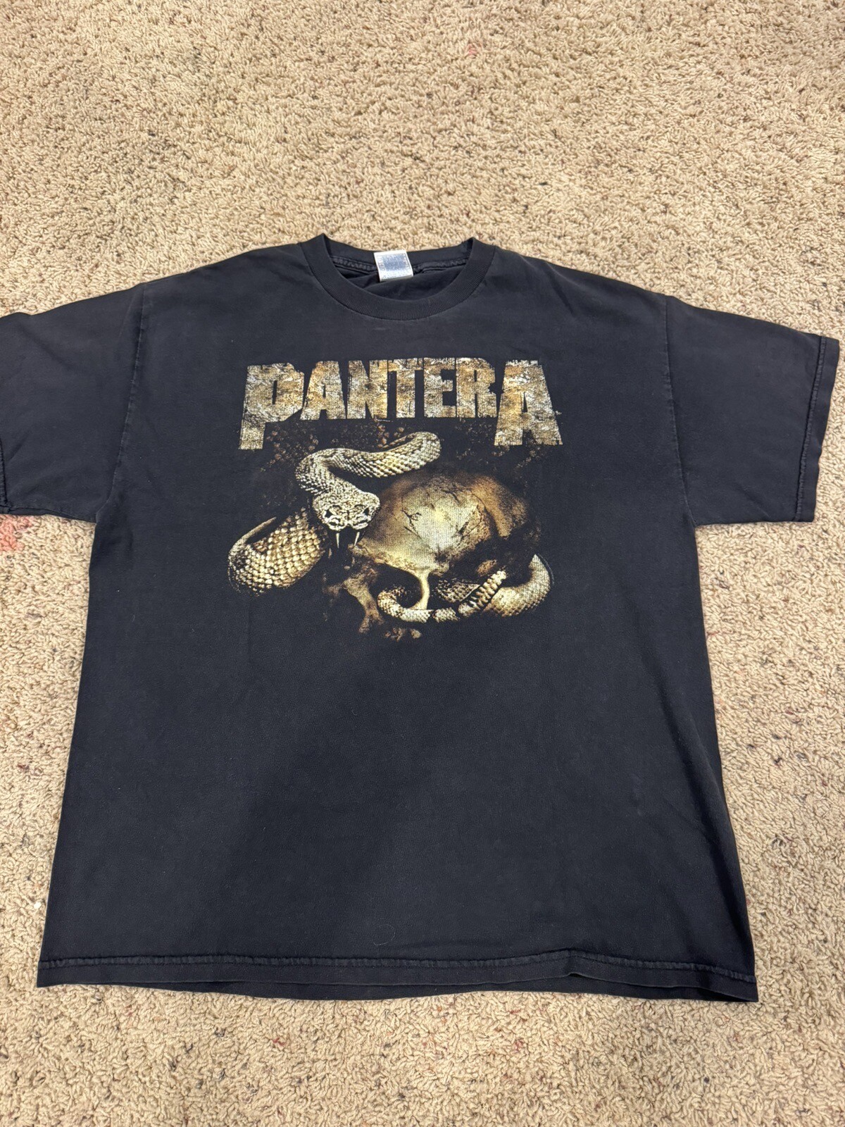 Vintage Pantera Rattle Snake And Skull Trendkill Tshi… - Gem