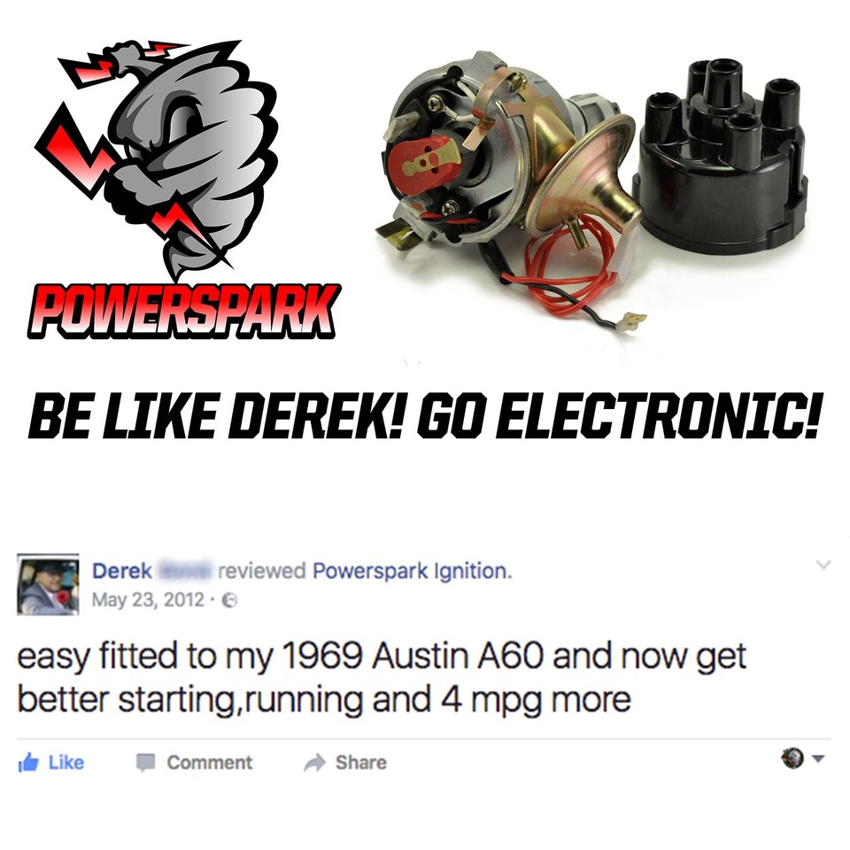 Lucas 22D6 25D6 45D6 Replacement Distributor by Powerspark Distributor ...