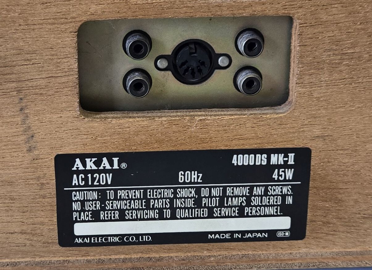 Akai 4000DS MKII 1/4' Reel to Reel Tape Deck | Grelly USA