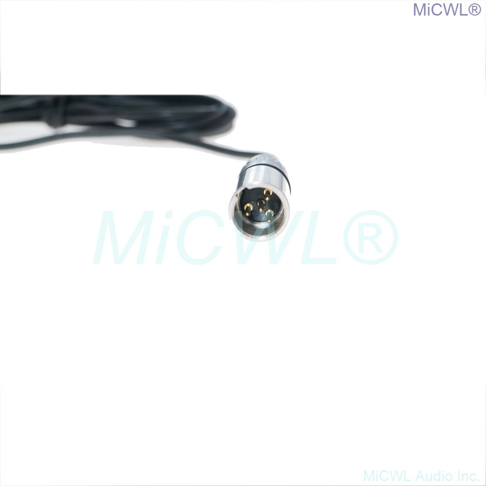 TA4F mini Female to Male TA4F 4Pin adapter for Shure Microphone 2m ...