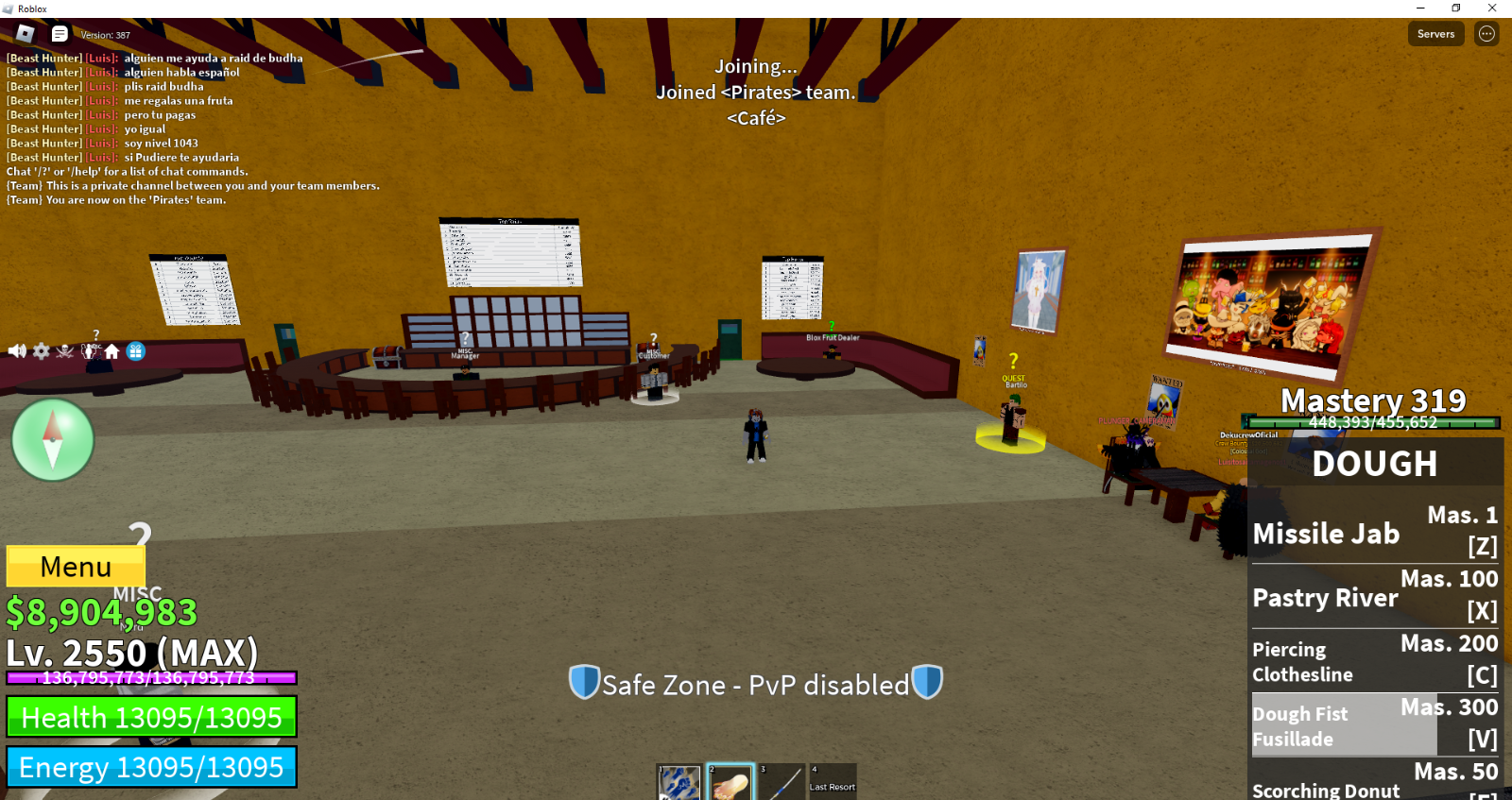 Blox Fruits Dough awk V2+CDK (80%)Race v3 | eBay